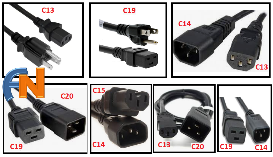 Dây C13/C14/C15/C19/C20 - Ổ ĐIỆN - ĐẾ ÂM BÀN, ÂM SÀN